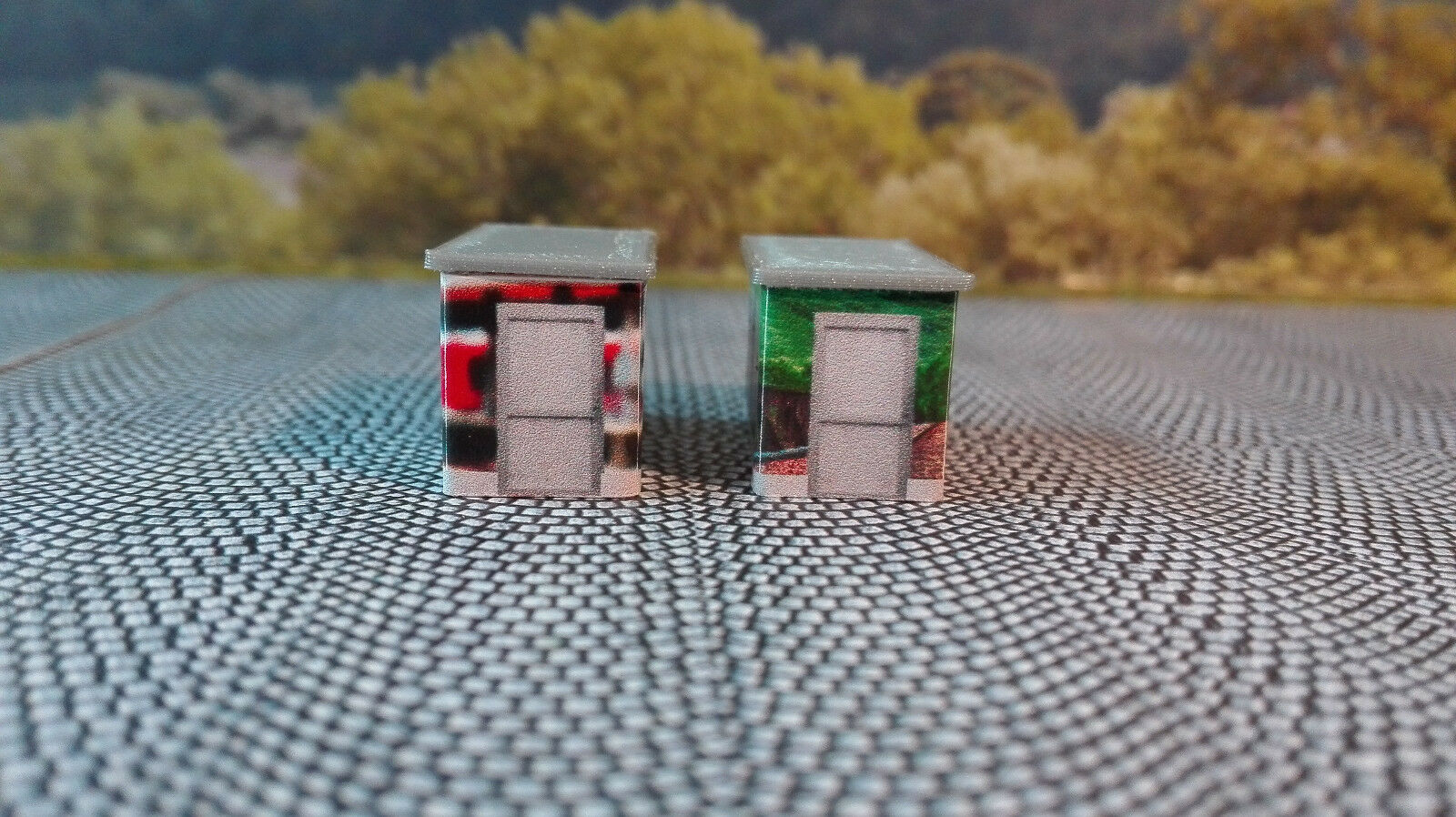 moderne Trafostation | Spur N 1:160 | Lasercut Bausatz | Trafohaus