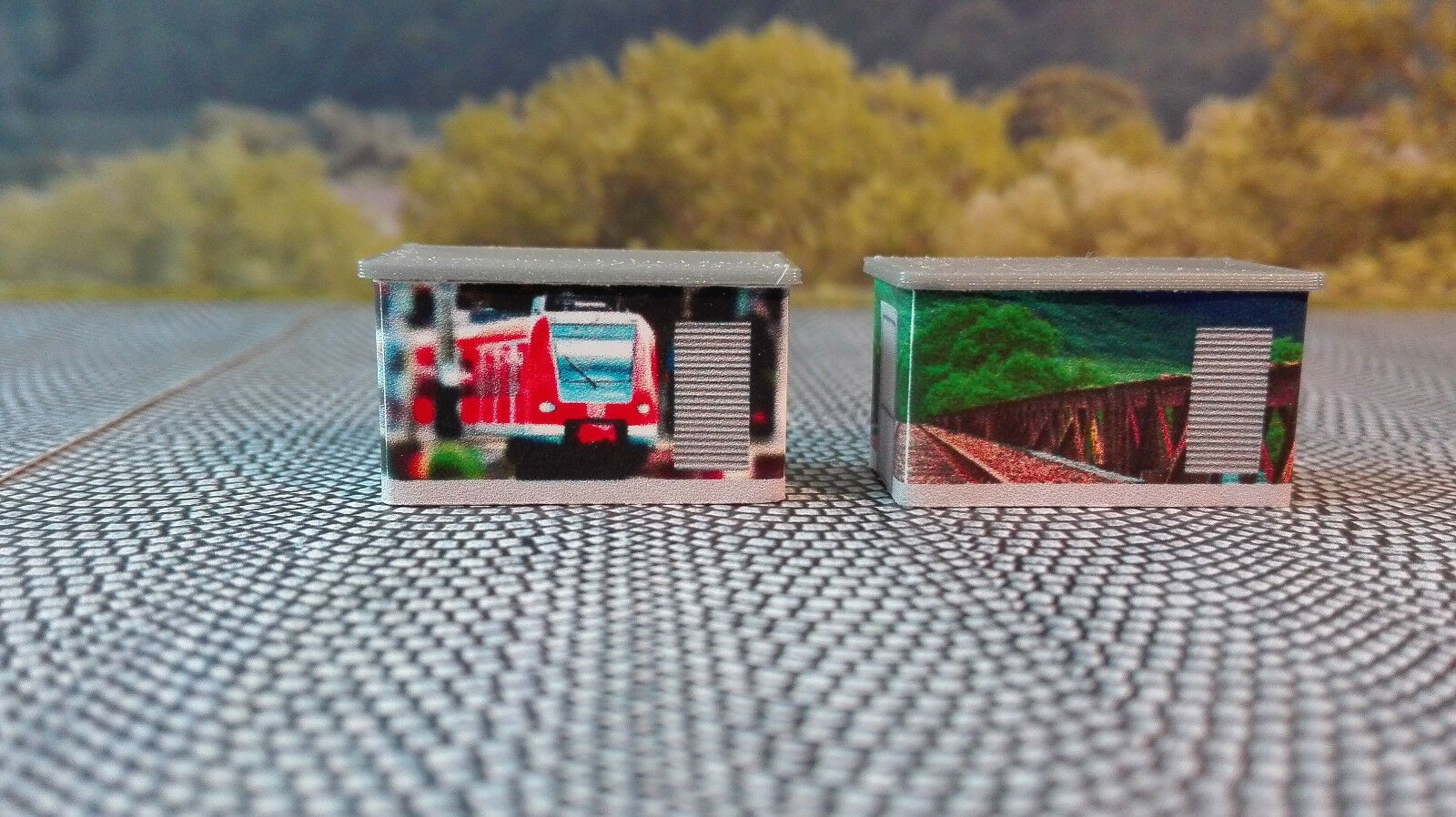 moderne Trafostation | Spur N 1:160 | Lasercut Bausatz | Trafohaus